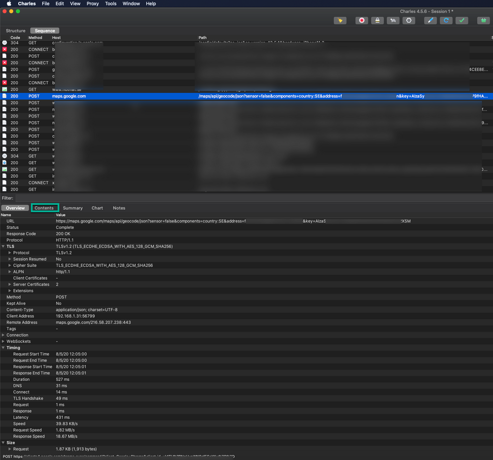 Inspect all encrypted traffic made from your iPhone